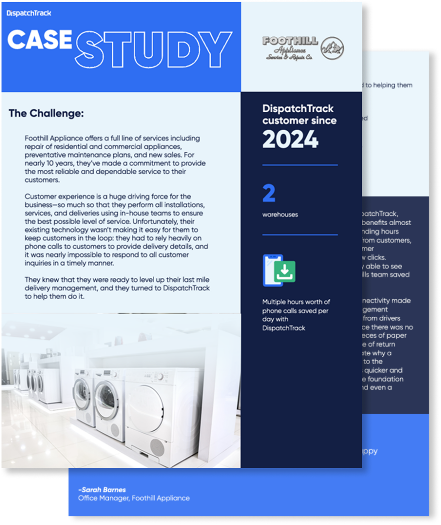 Foothill Appliance Case Study