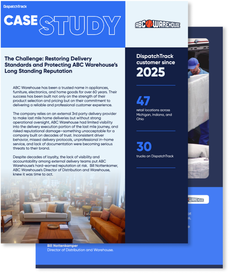 Case Study: ABC Warehouse Success Story | DispatchTrack